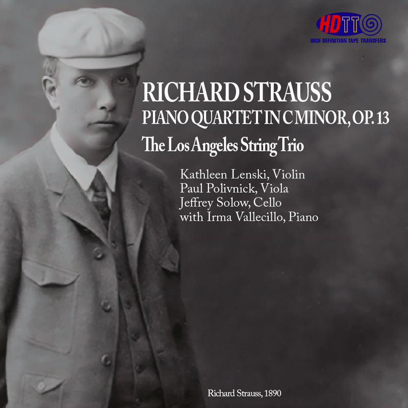 Richard Strauss Piano Quartet In C Minor, Op. 13 - The Los Angeles Str ...