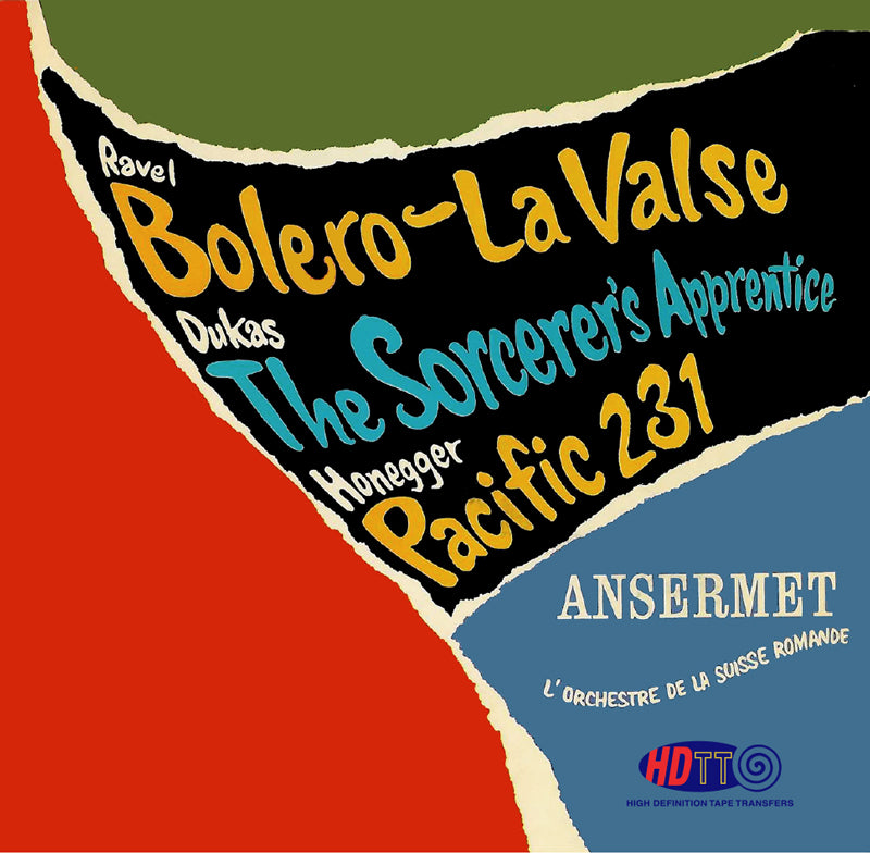 Works By Ravel, Honegger & Dukas - Ansermet OSR – High Definition Tape ...