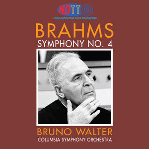 Brahms: Symphony No. 4 - Bruno Walter Conducts the Columbia Symphony O – High Definition Tape ...